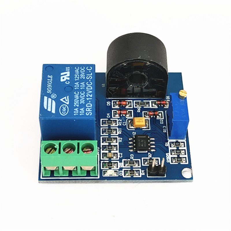 12v 5a Overcurrent Protection Relay Module Ac Current Detection Sensor
